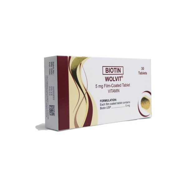 WOLVIT Biotin 5mg Film-Coated Tablet 1's price in the Philippines ...